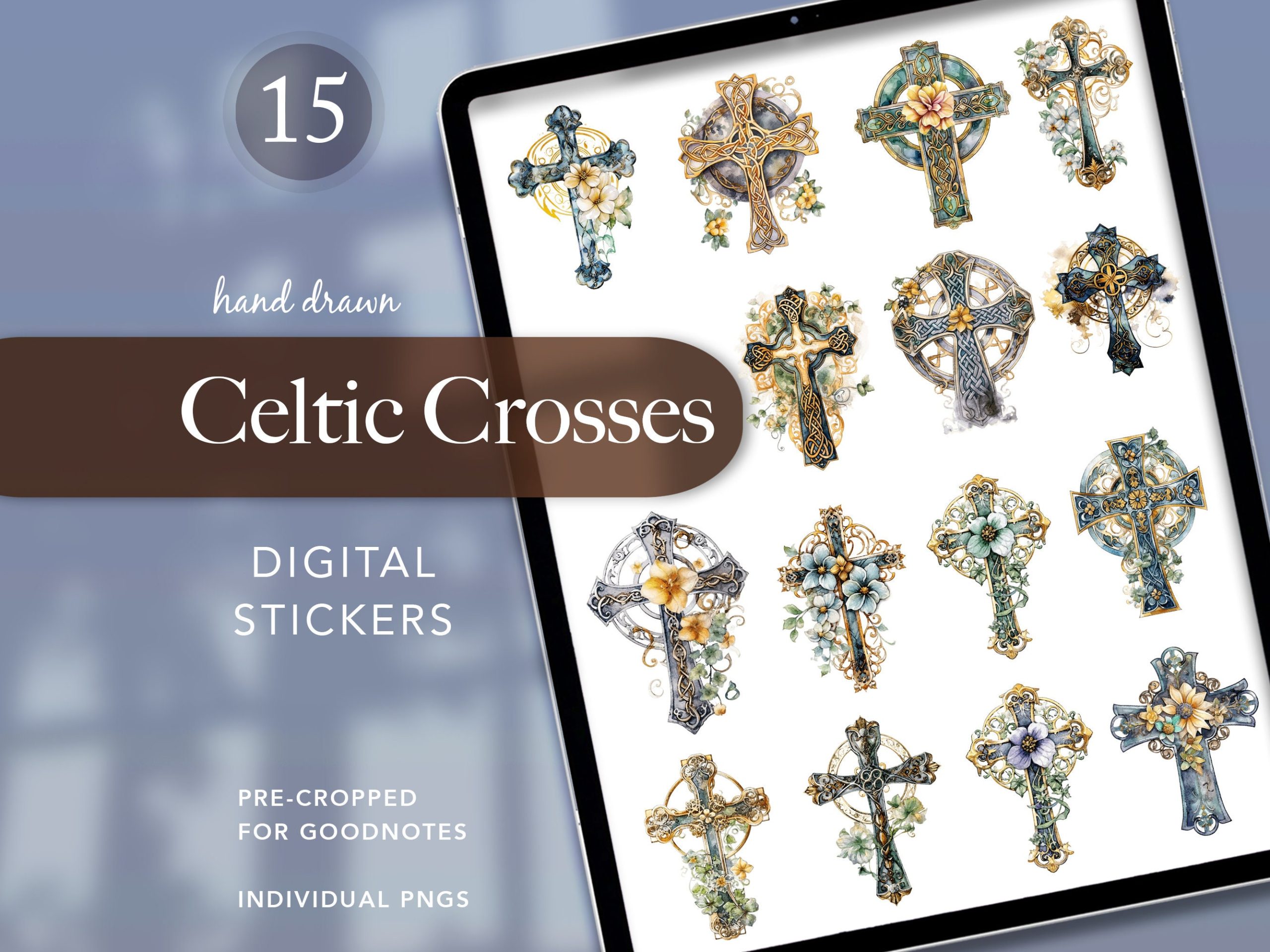 Celtic Cross Stickers – Doni Waikel